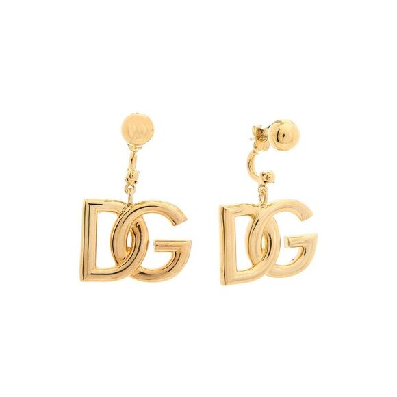 Dolce & Gabbana | Accessories | Dolce Gabbana Dg Logo Earrings Gold ...